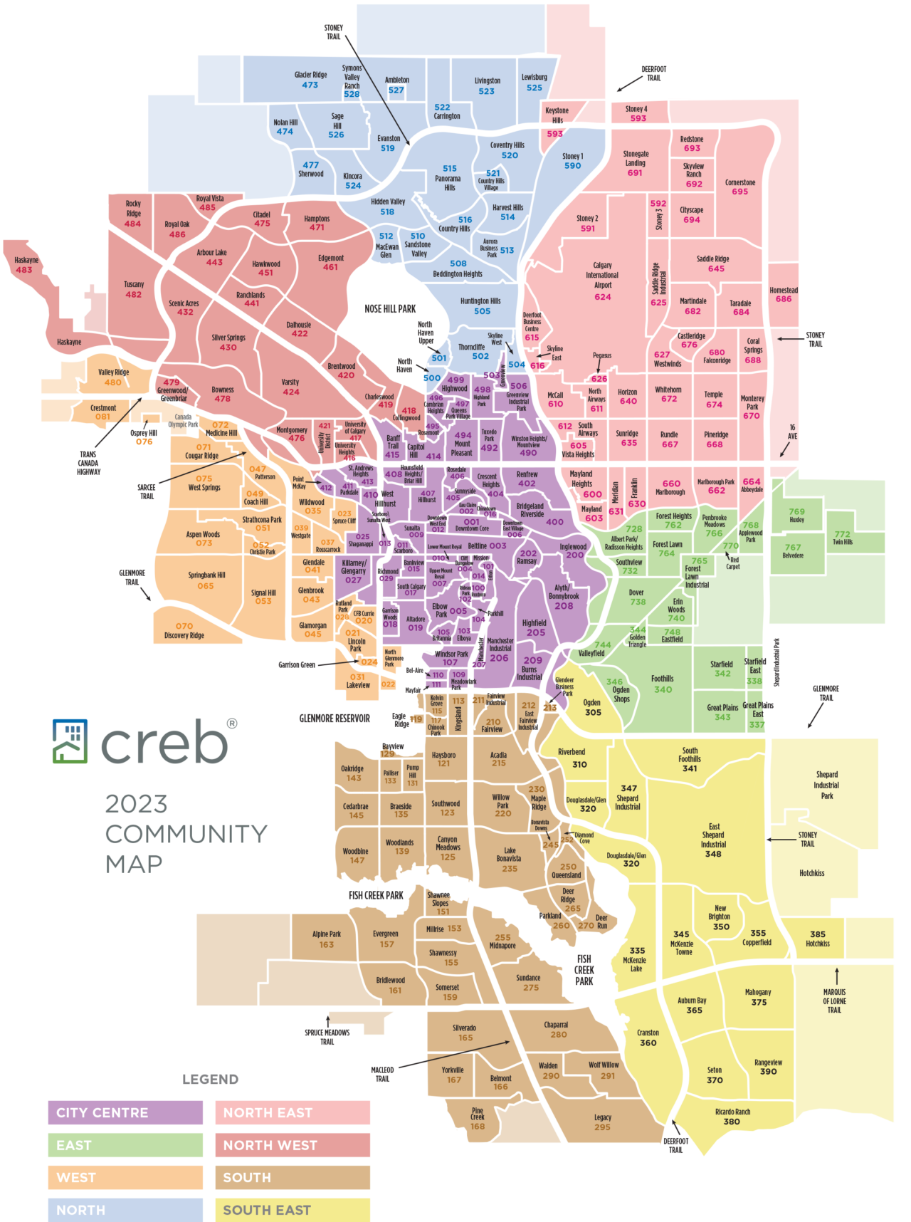 Calgary Community Map - TrueLink Property Care